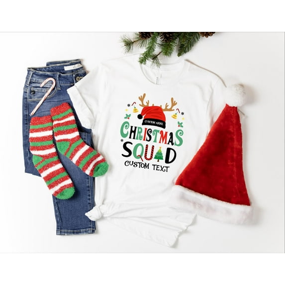 Christmas Squad Shirt, Family Christmas 2024 Shirts, Christmas Group ...