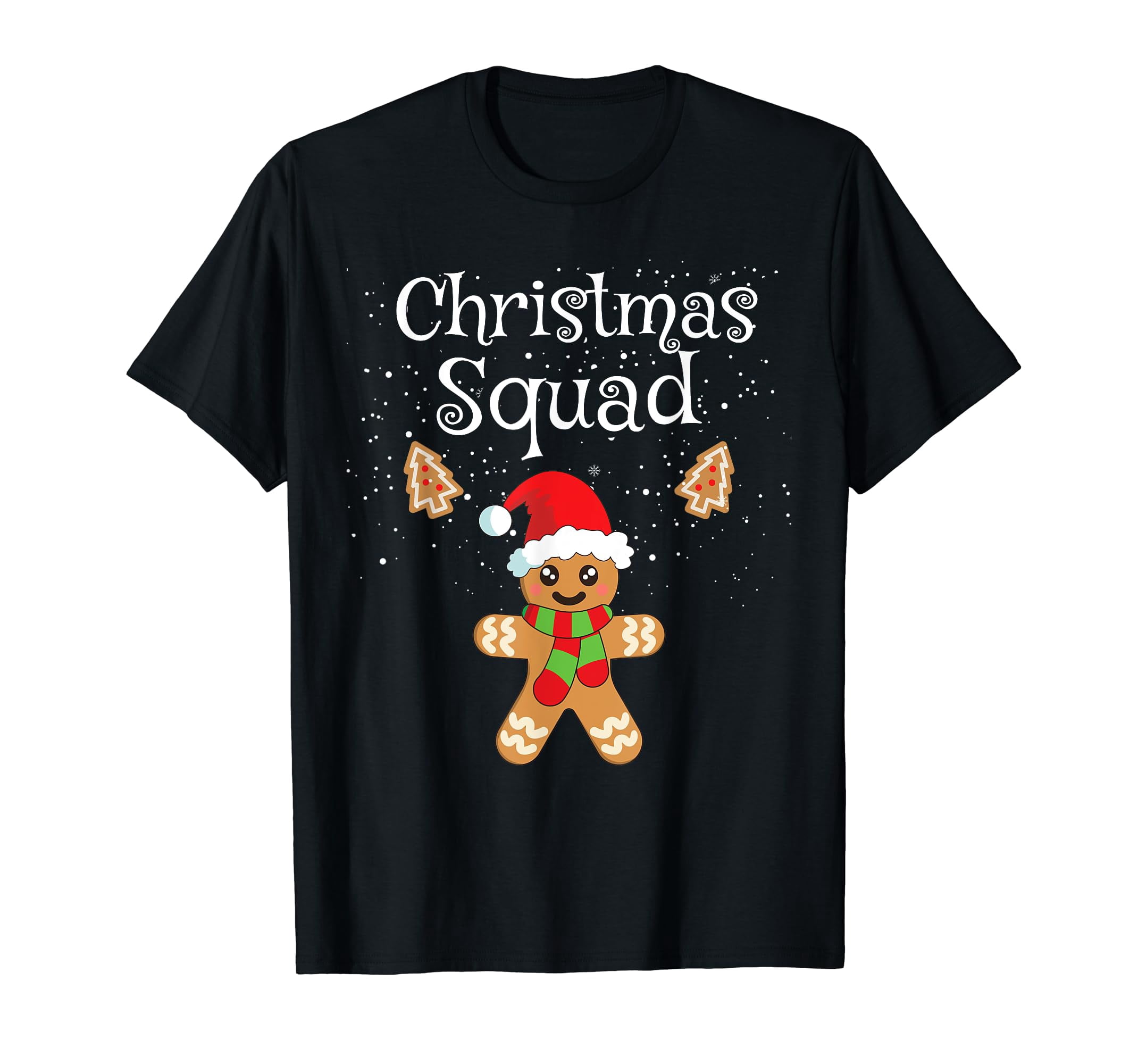 Christmas Squad Shirt Women Kids Baking Crew Gingerbread Man T-Shirt ...