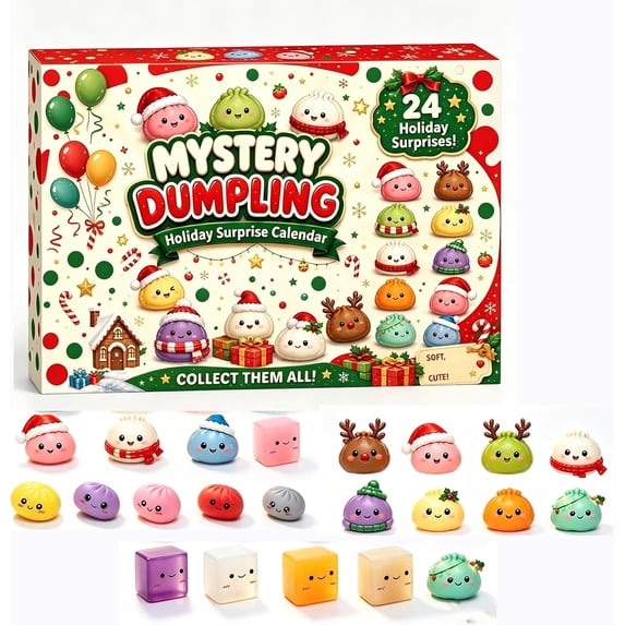 Christmas Squishy Advent Calendar 2026 Countdown, 24 Days Christmas ...