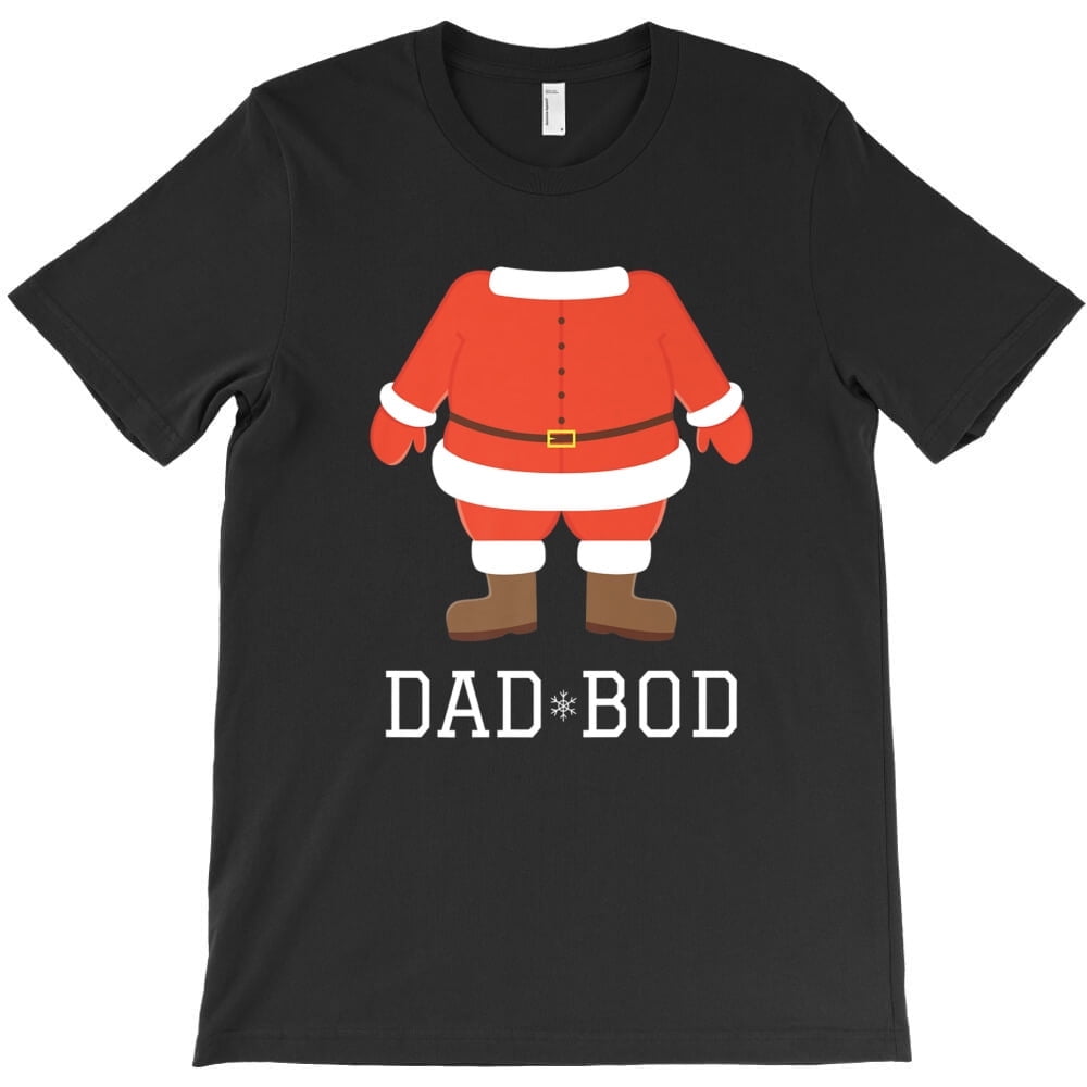 Christmas St. Nick Dad Bod Funny Father Papa Love Handles Holiday ...
