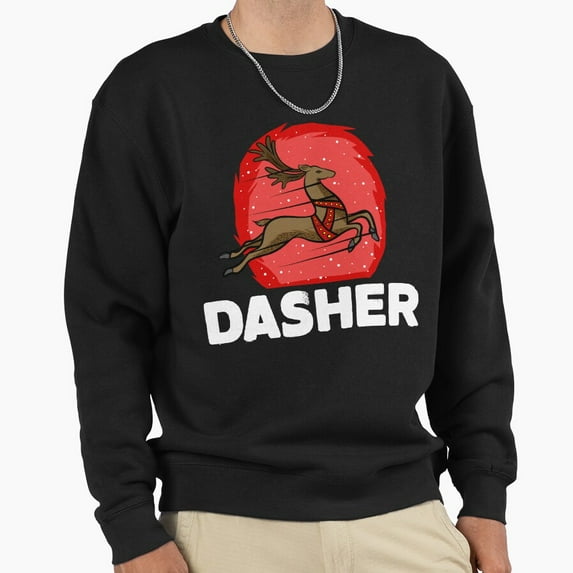 Christmas St. Nicks Reindeer Lazy Costume Dasher Graphic Unisex ...