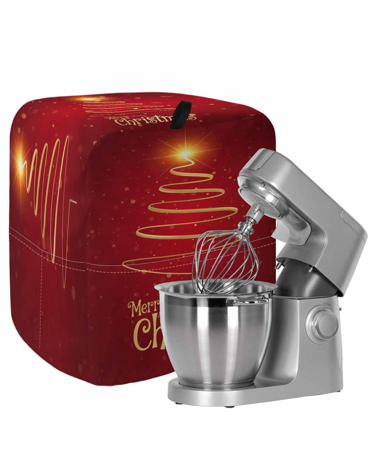 Christmas Stand Mixer Dust Cover with Storage Pocket & Handles,Abstract ...