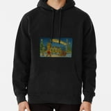 Christmas Starry Night Over Morsbach Funny Holiday Scene Theme Pullover ...