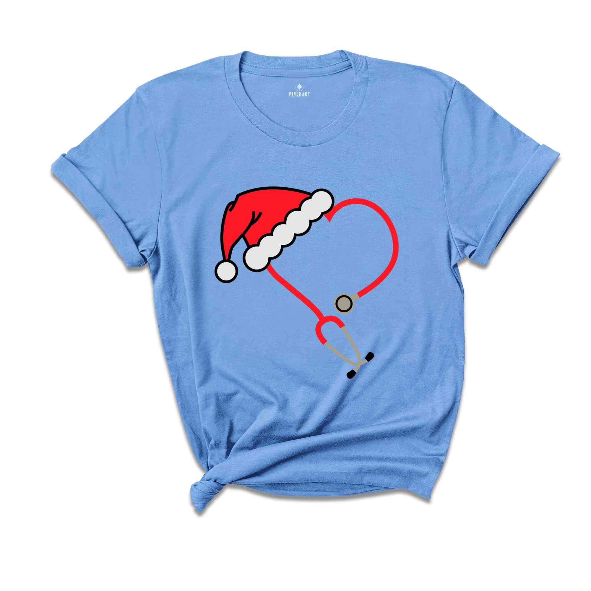 Christmas Stethoscope Shirt, Nursing Tshirt, Cute Christmas Shirt ...