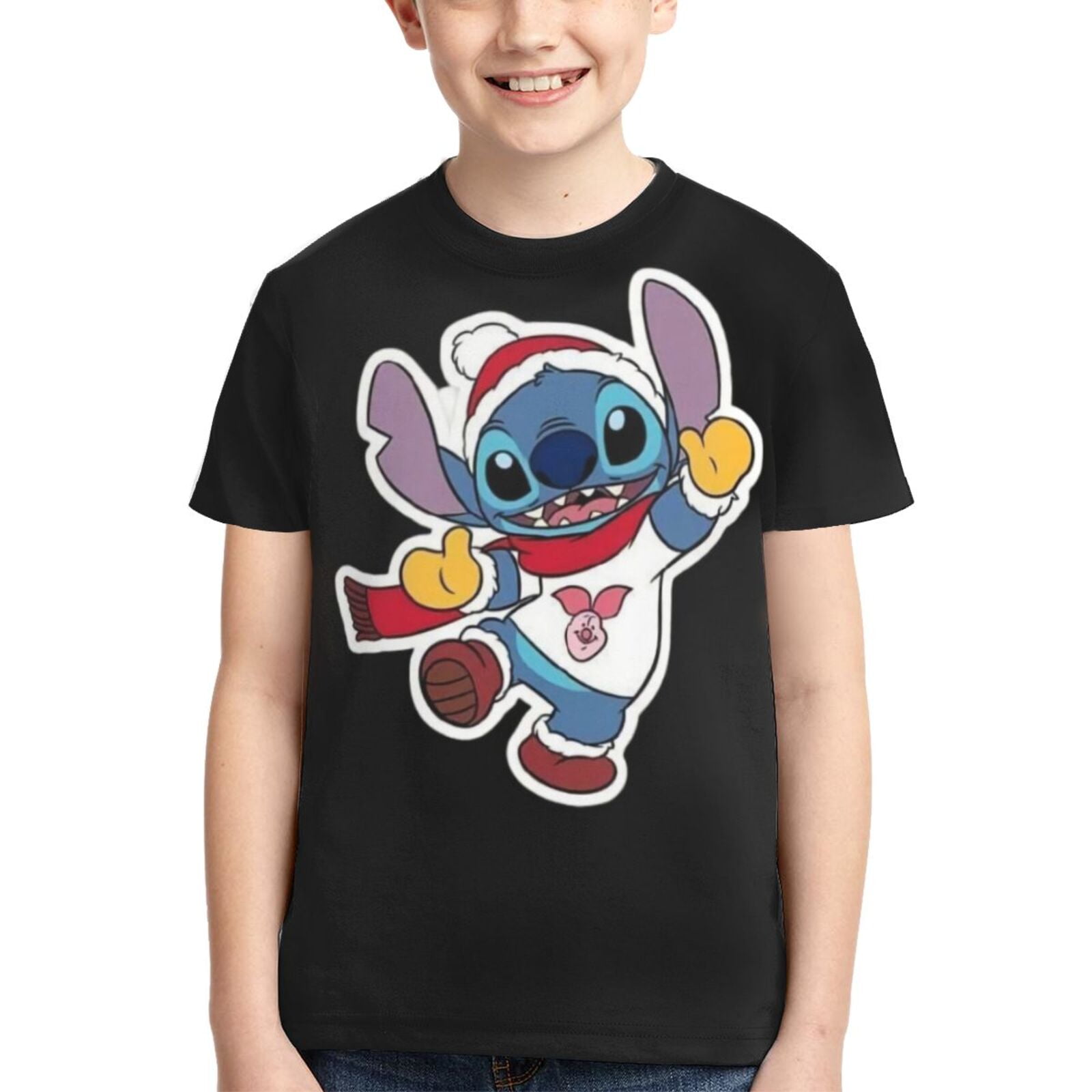 Christmas Stitch Crewmate T-Shirt for Boys Teens Kids 6-16Y,Summer ...