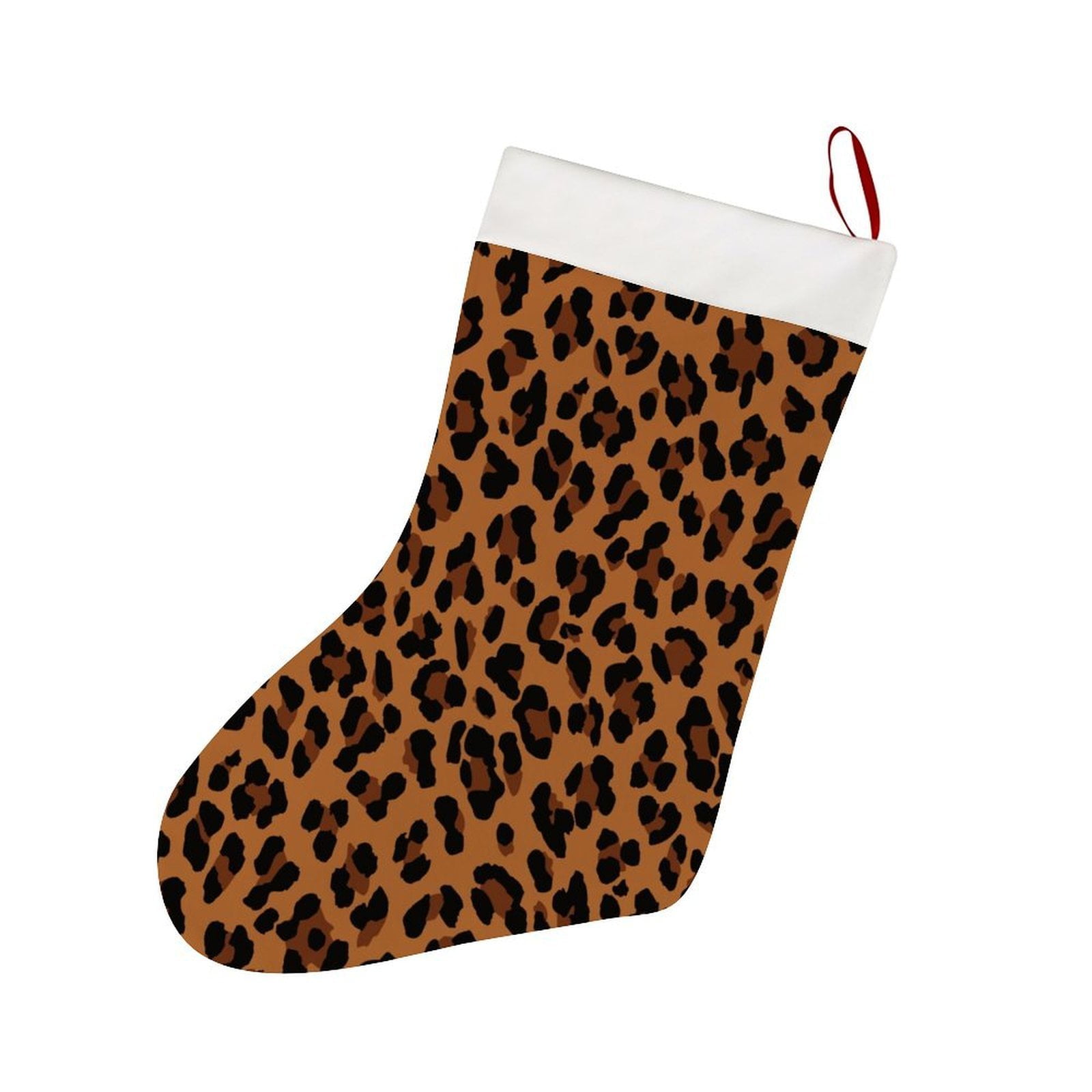 Christmas Stocking 16.5×10.2×7.5in Lightweight Texture With Ribbon ...