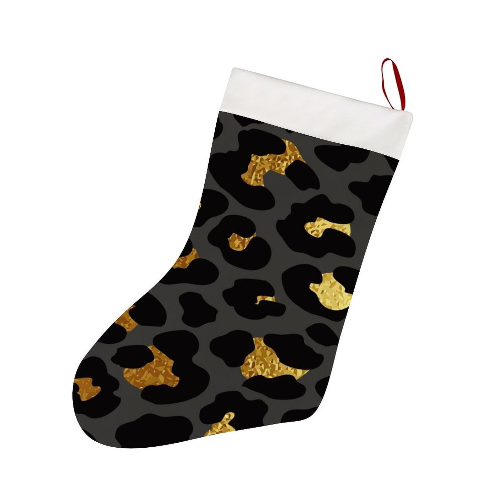Christmas Stocking 16.5×10.2×7.5in Lightweight Texture With Ribbon ...