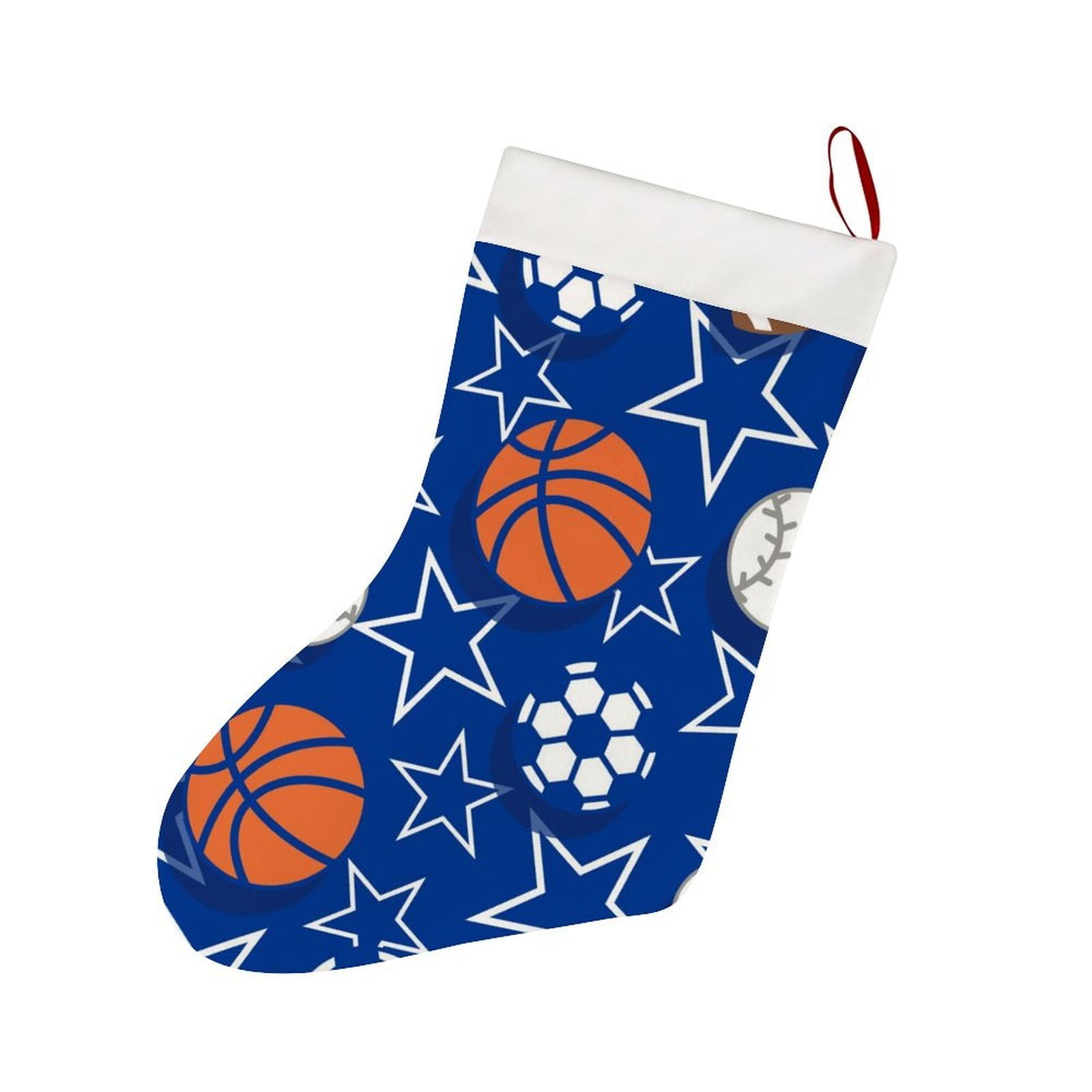 Christmas Stocking 16.5×10.2×7.5in Lightweight Texture With Ribbon ...
