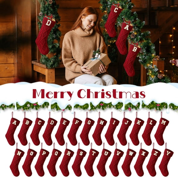 Christmas Stocking Decorations Christmas Tree 18-inch Christmas ...