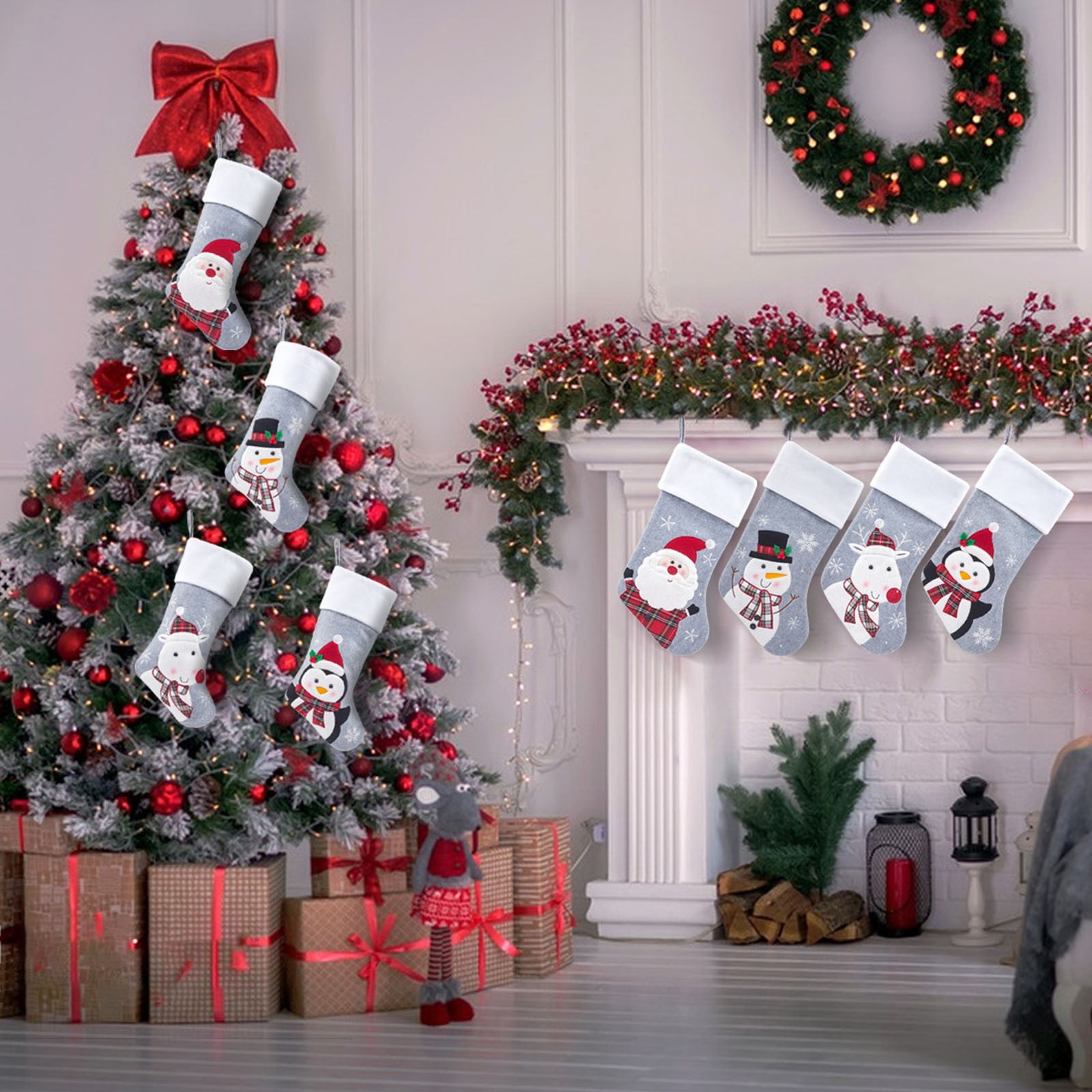 Christmas Stocking Decorations Christmas Tree Christmas Stockings ...