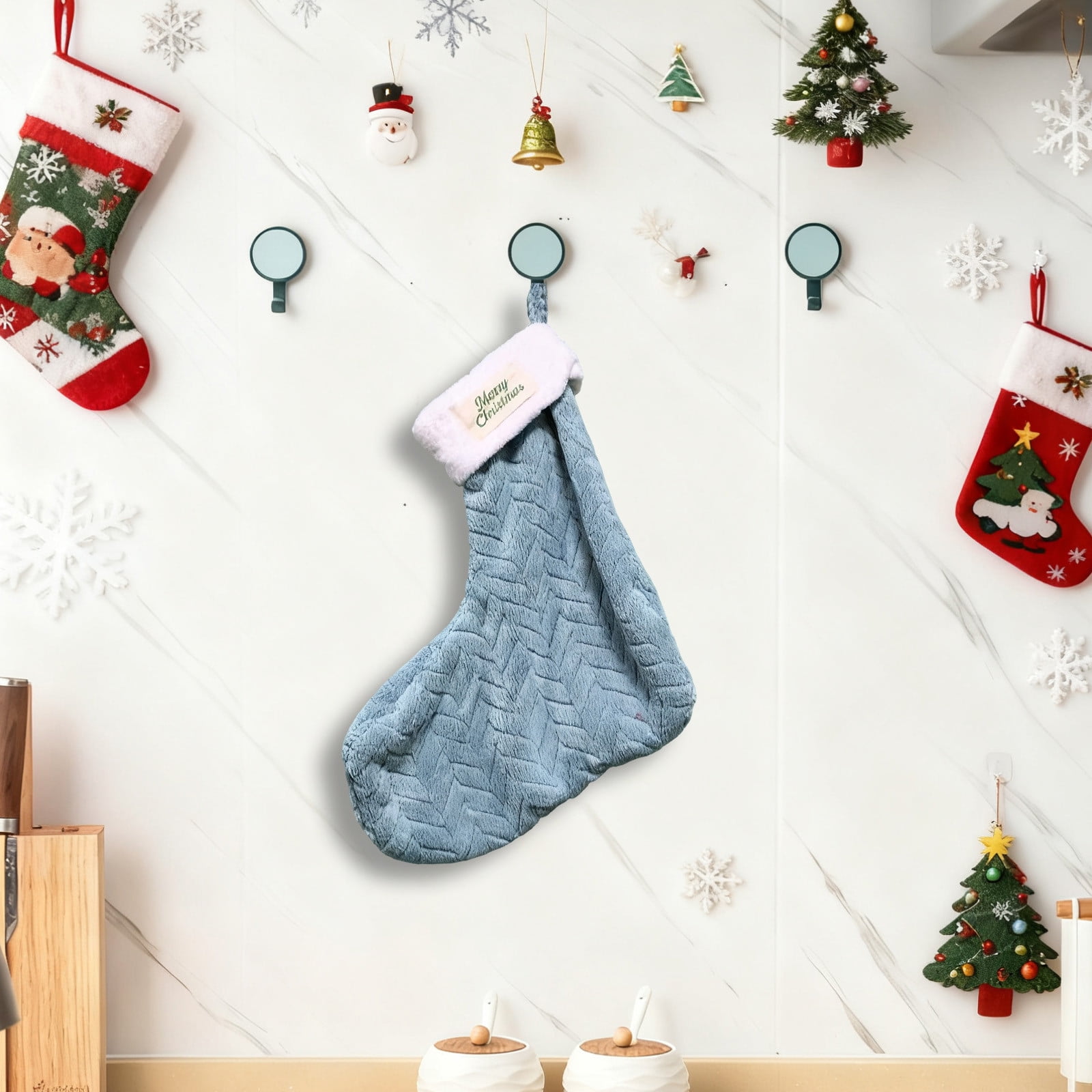 Christmas Stocking Hand Towel | Cute Ghost Halloween Kitchen Towel with ...