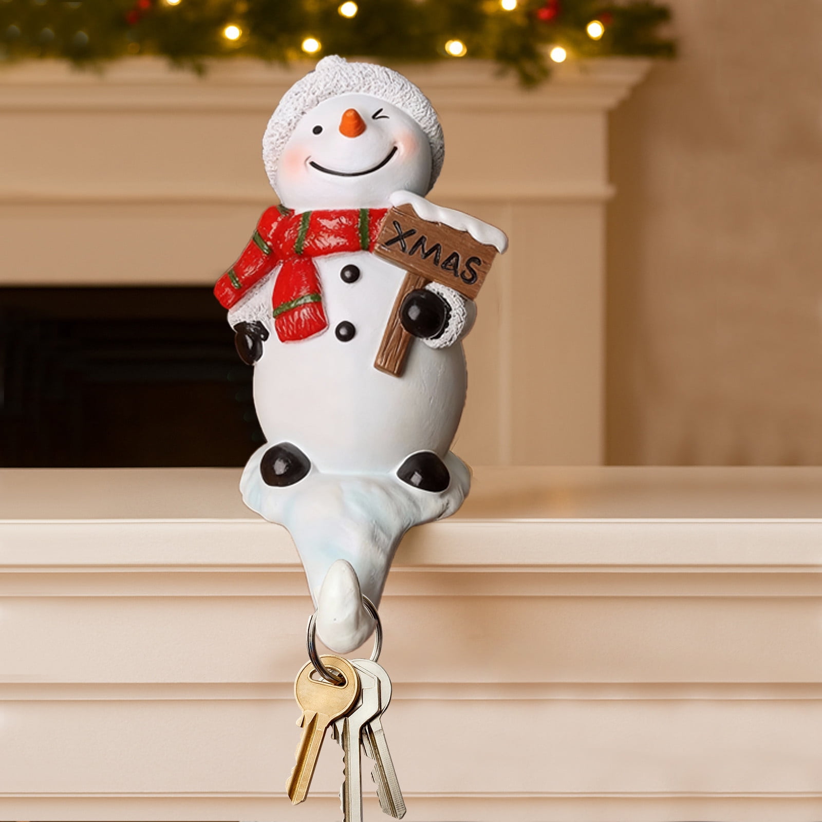 Christmas Stocking Holders for Mantle - Snowman Stocking Holders ...