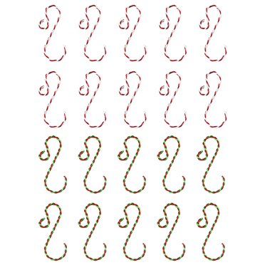 UNIQOOO 3Pcs JOY Christmas Stocking Holders, Large Mantle Hooks, Red ...