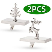 Costway 10-Hook Christmas Stocking Holder Stand on Wheels with 6 ...