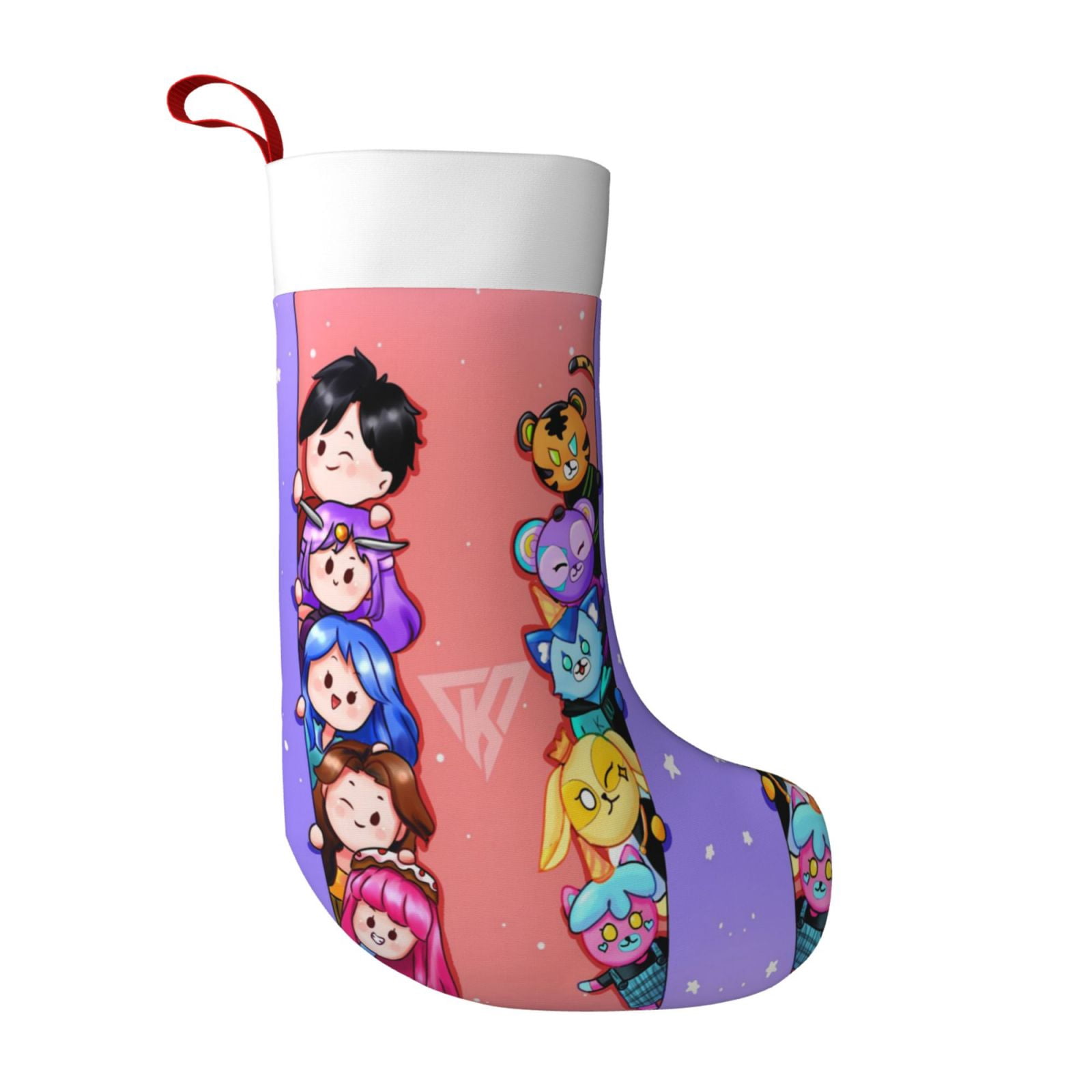 Christmas Stocking Its Funneh Xmas Candy Gift Bag Fireplace Hanging ...