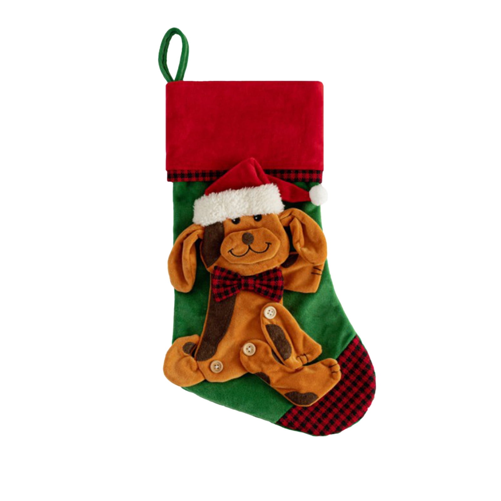 Christmas Stocking Large Size Pet Themed Decoration with Cat Dog ...