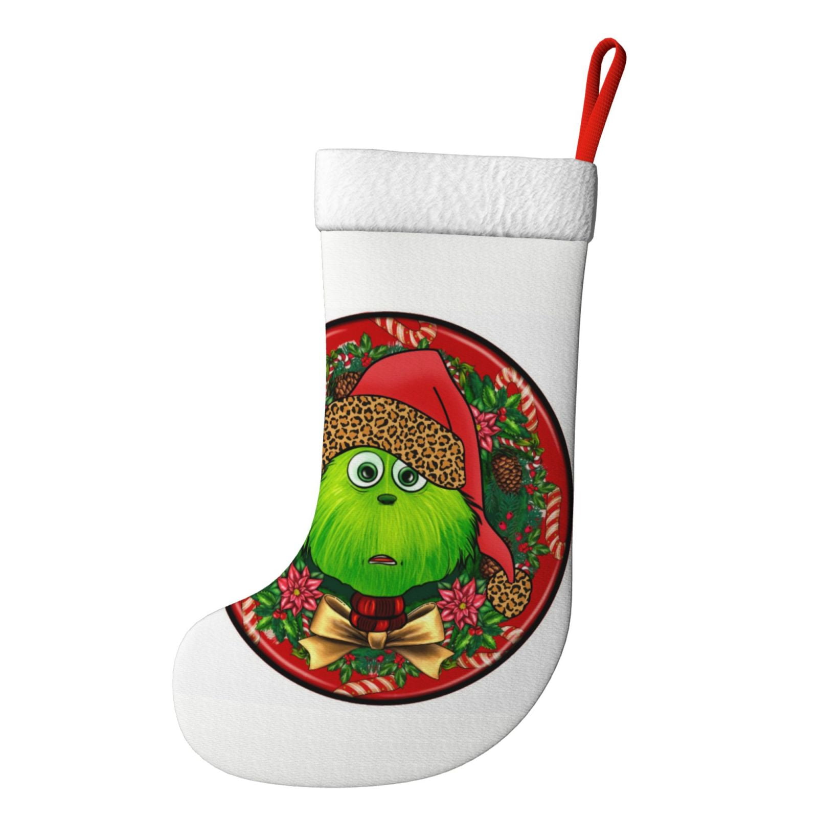 Christmas Stocking Merry Christmas Grinch 3025 Xmas Stocking For Tree ...