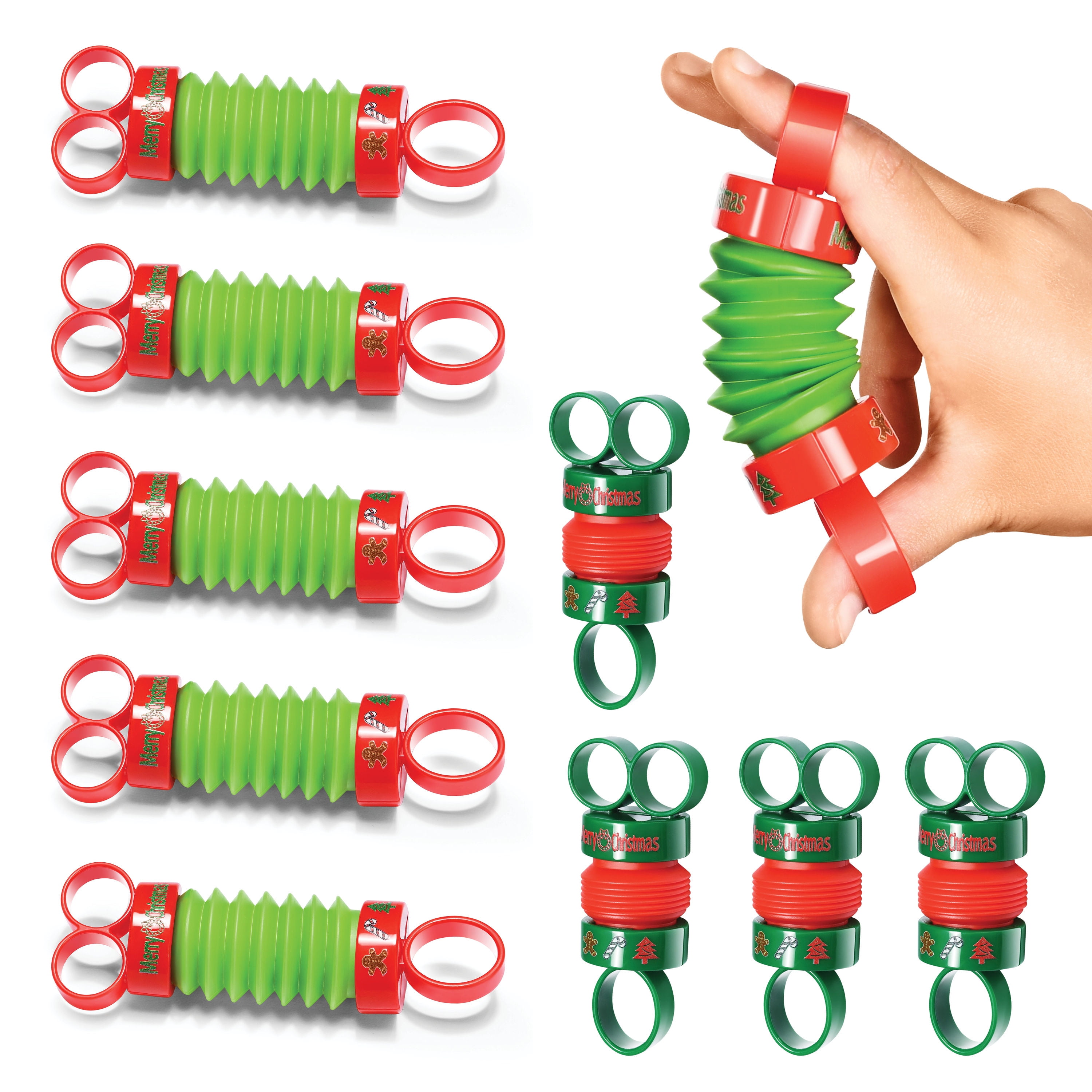 Christmas Stocking Stuffers Finger Poppers Fidget Toy Kids Christmas ...