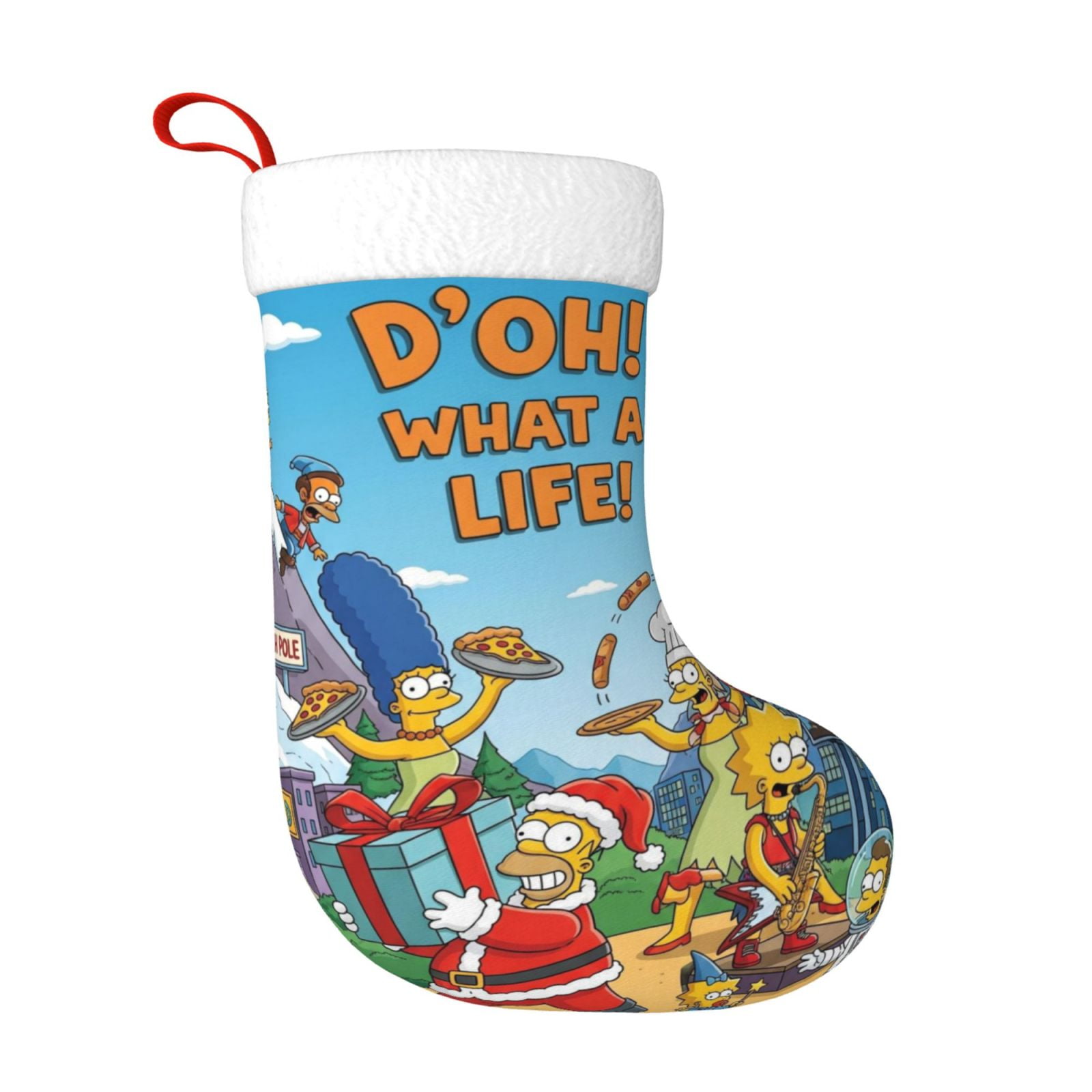 Christmas Stocking, The Simpsons Stockings Xmas Stockings For Kids ...