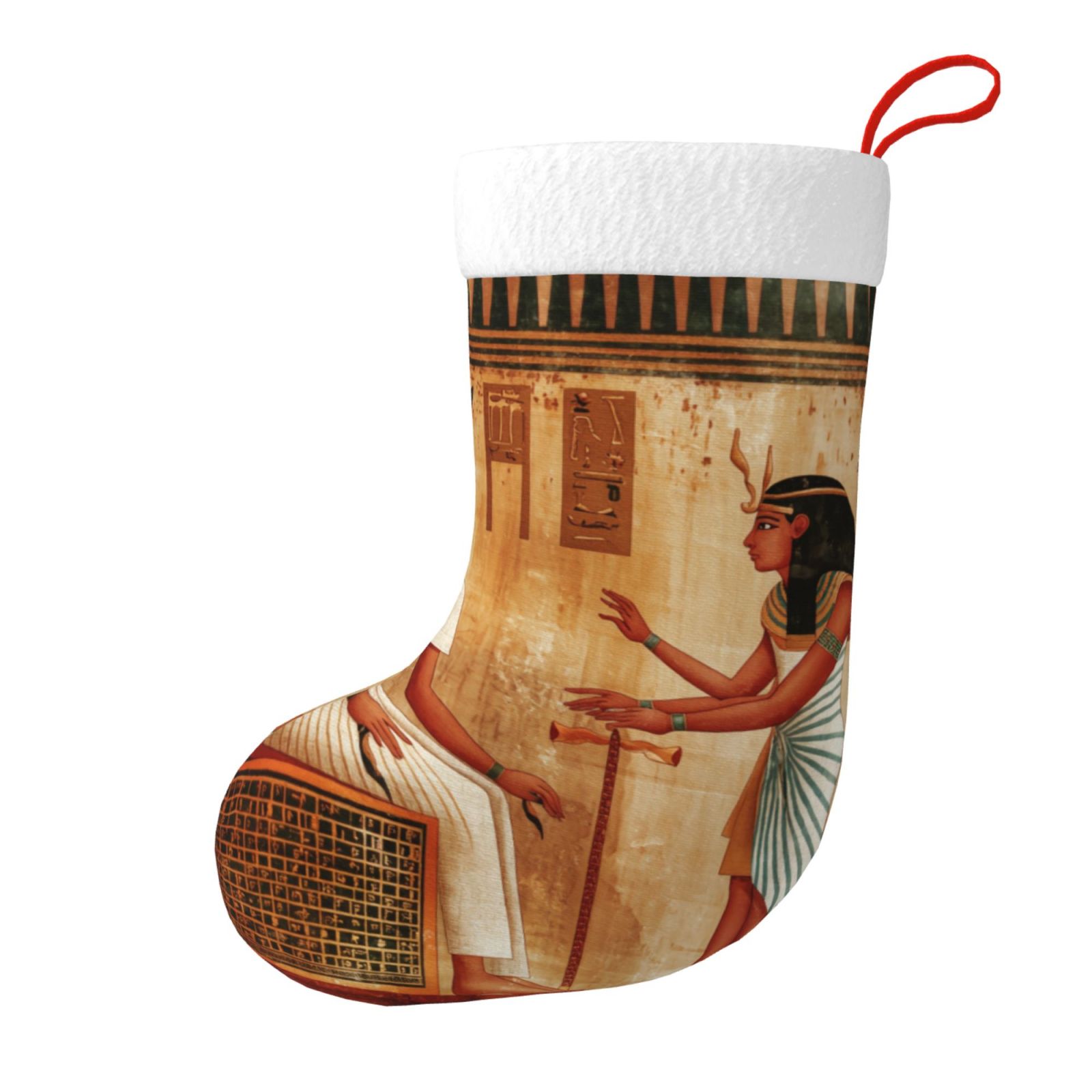 Christmas Stockings Ancient Egyptian Parchment Large Hanging Xmas Sock ...