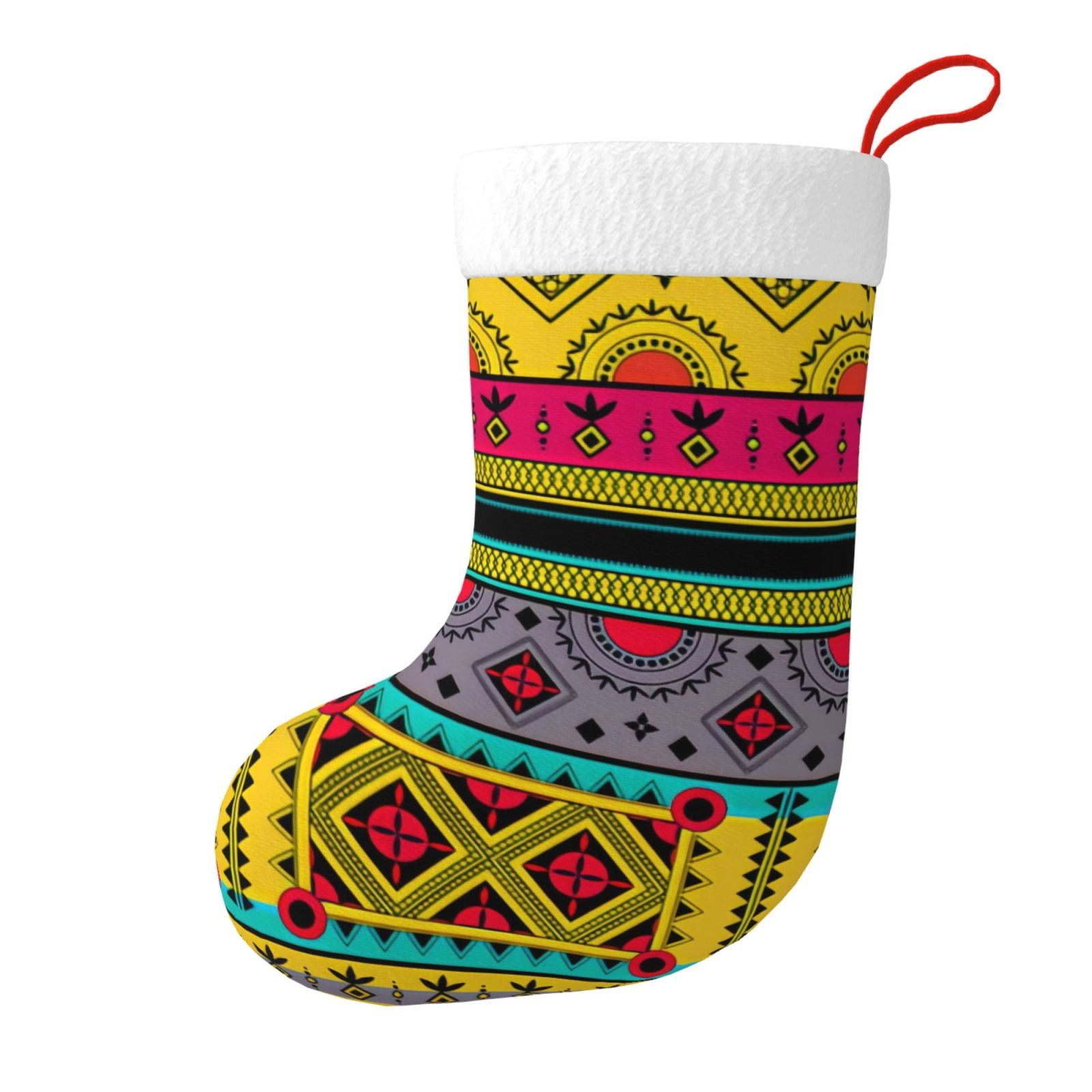 Christmas Stockings Colorful Indian Tribal Pattern Large Hanging Xmas ...