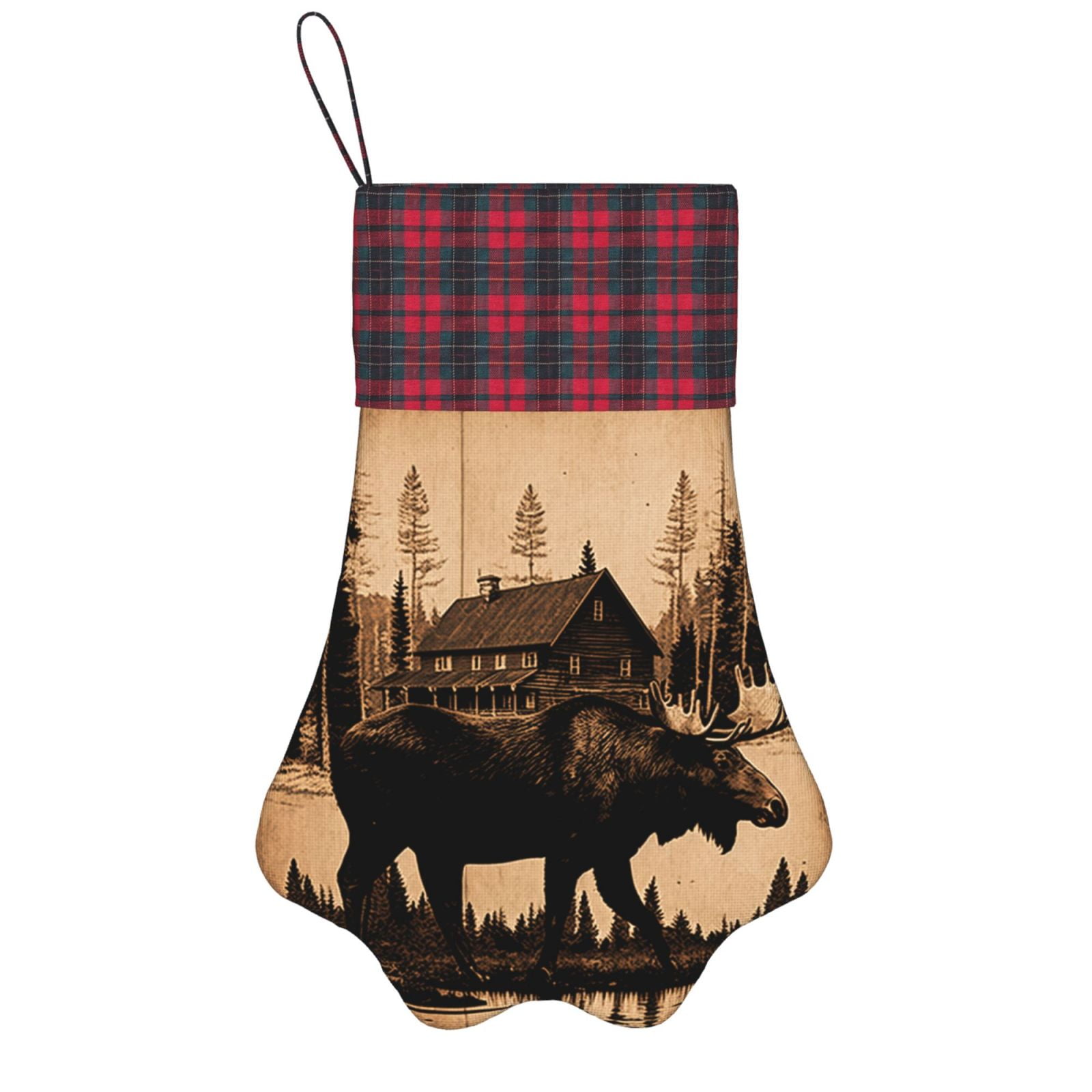 Christmas Stockings Dog Cat Pet Paw Xmas Tree Stockings Fireplace ...