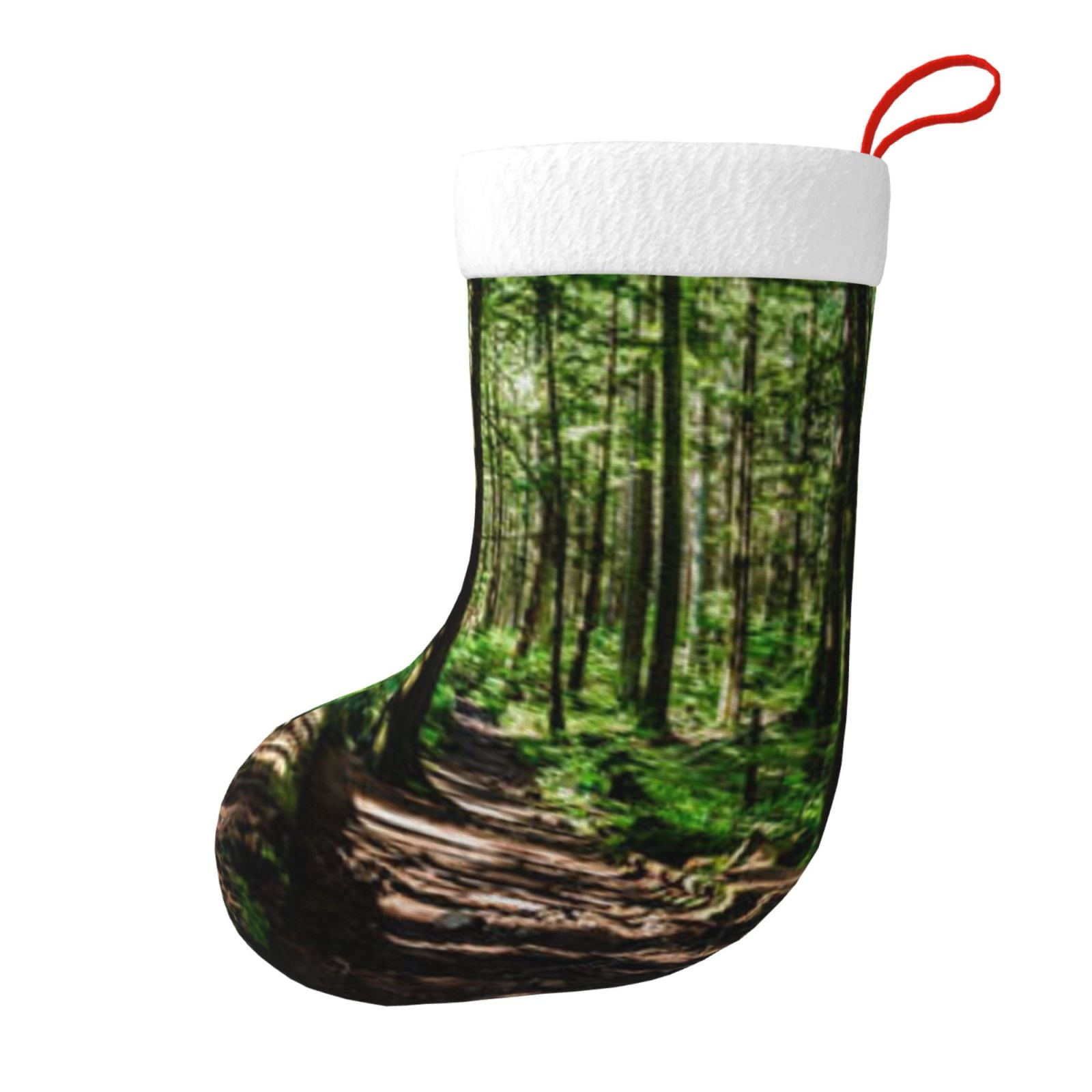 Christmas Stockings Footpath Hiking Trail In Summer Forest Large ...