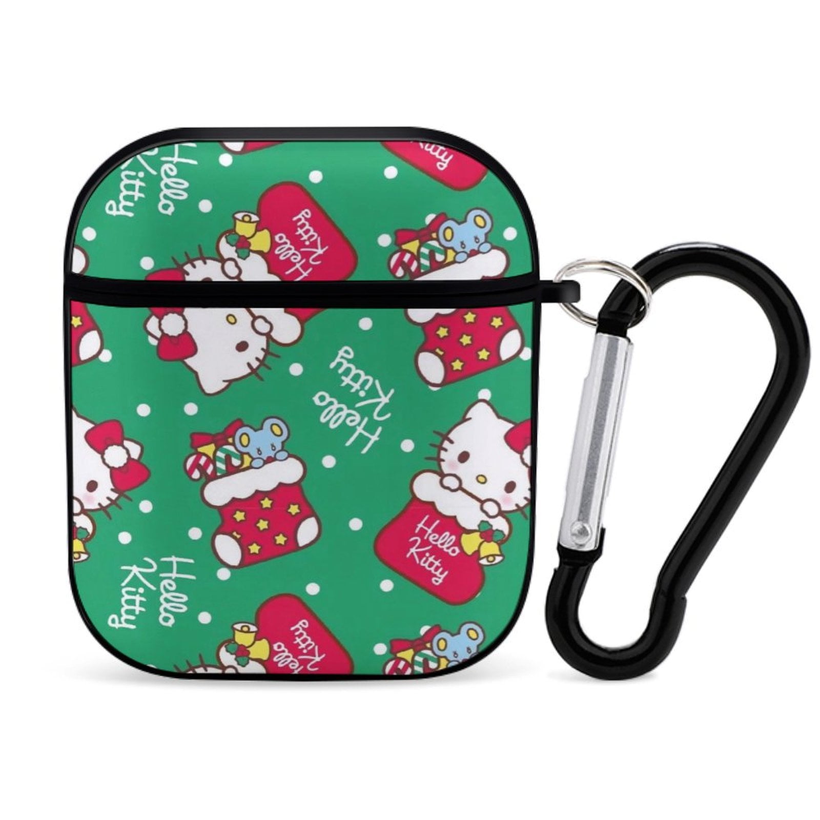Christmas Stockings Hello Kitty Case for AirPods Case Cover with ...