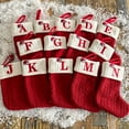 Christmas Stockings With Initials 71 Inches Small Embroidered Letter