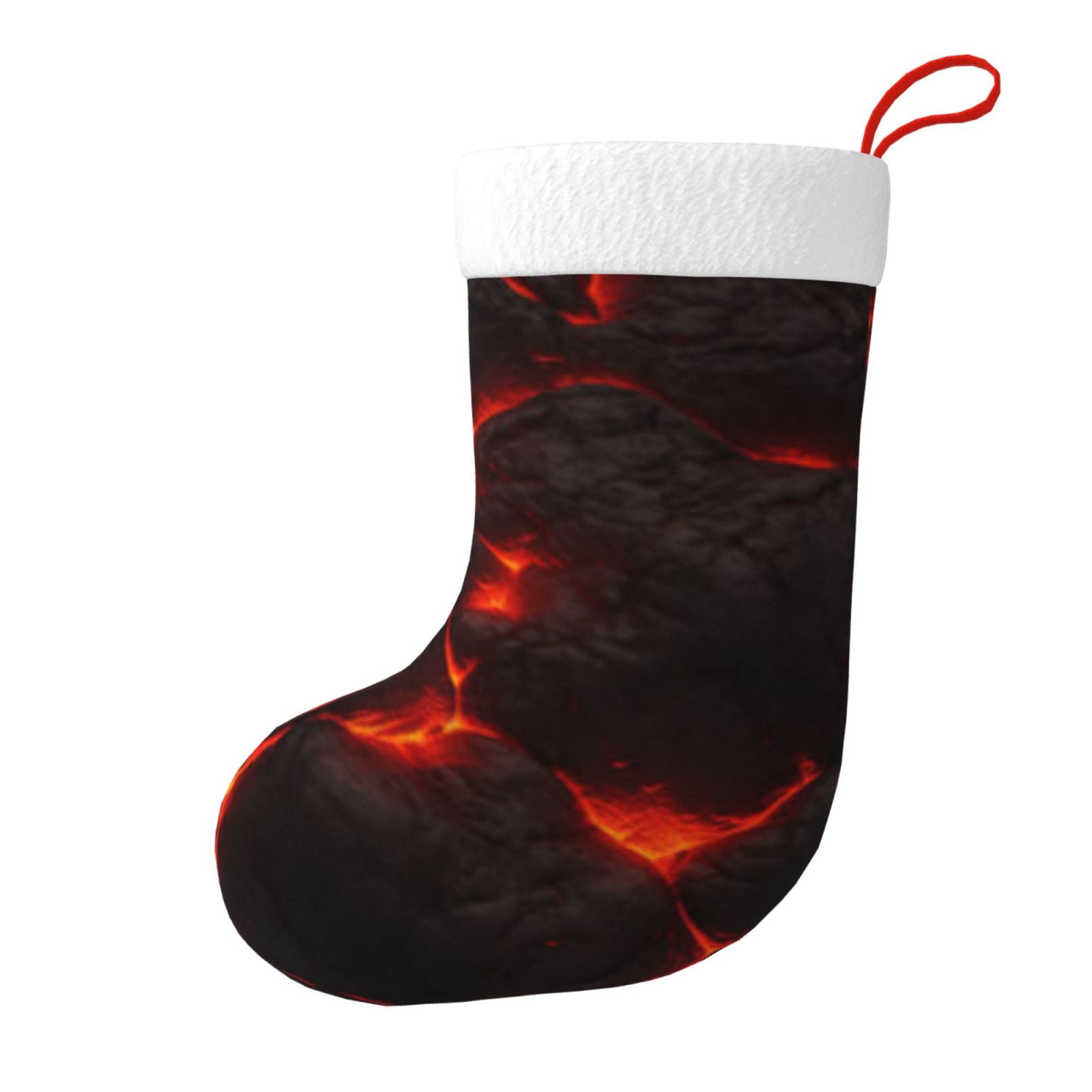 Christmas Stockings Lava Texture Background Large Hanging Xmas Sock ...