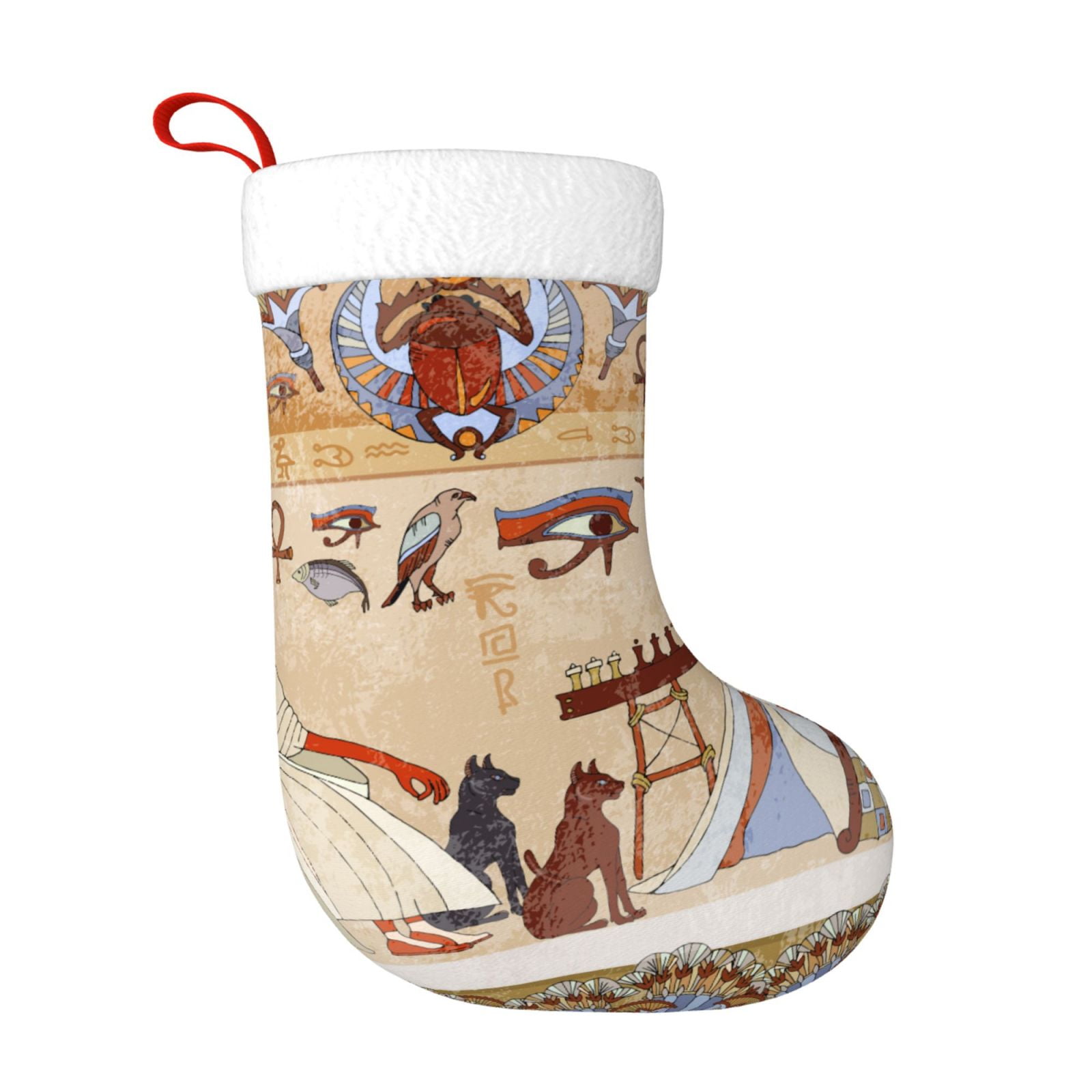 Christmas Stockings Murals Ancient Egypt Scene Egyptian Gods And ...