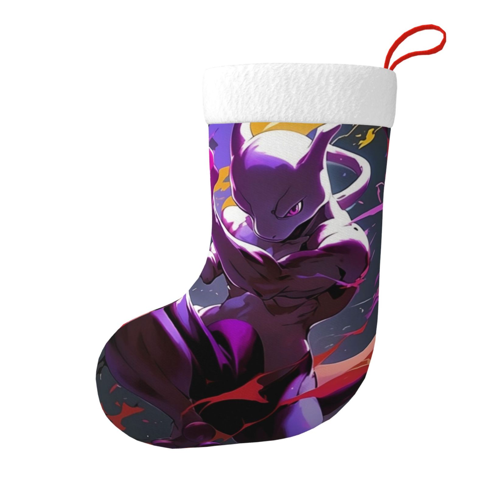 Christmas Stockings Pokémon Pikachu Mewtwo18 Large Super Soft Christmas ...