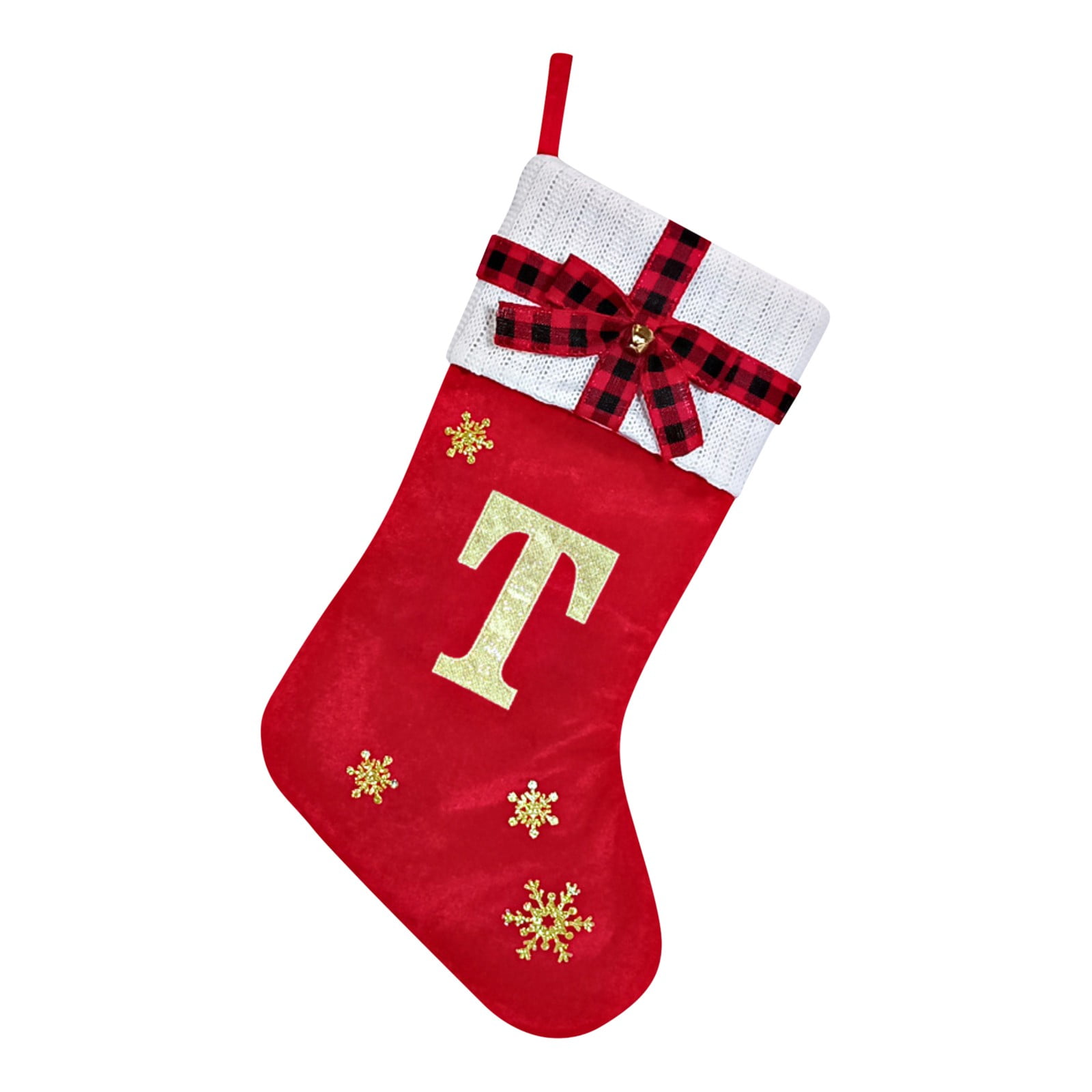 Christmas Stockings Small Xmas English Letters Hanging Stockings ...