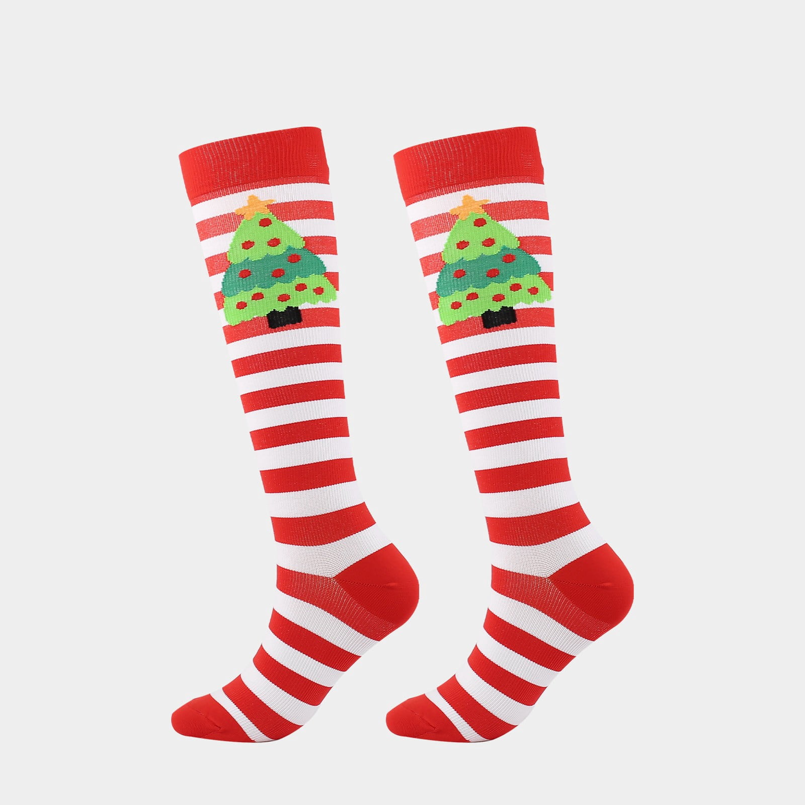 Christmas Stockings Traditional Men and Women Compression Socks Calf ...