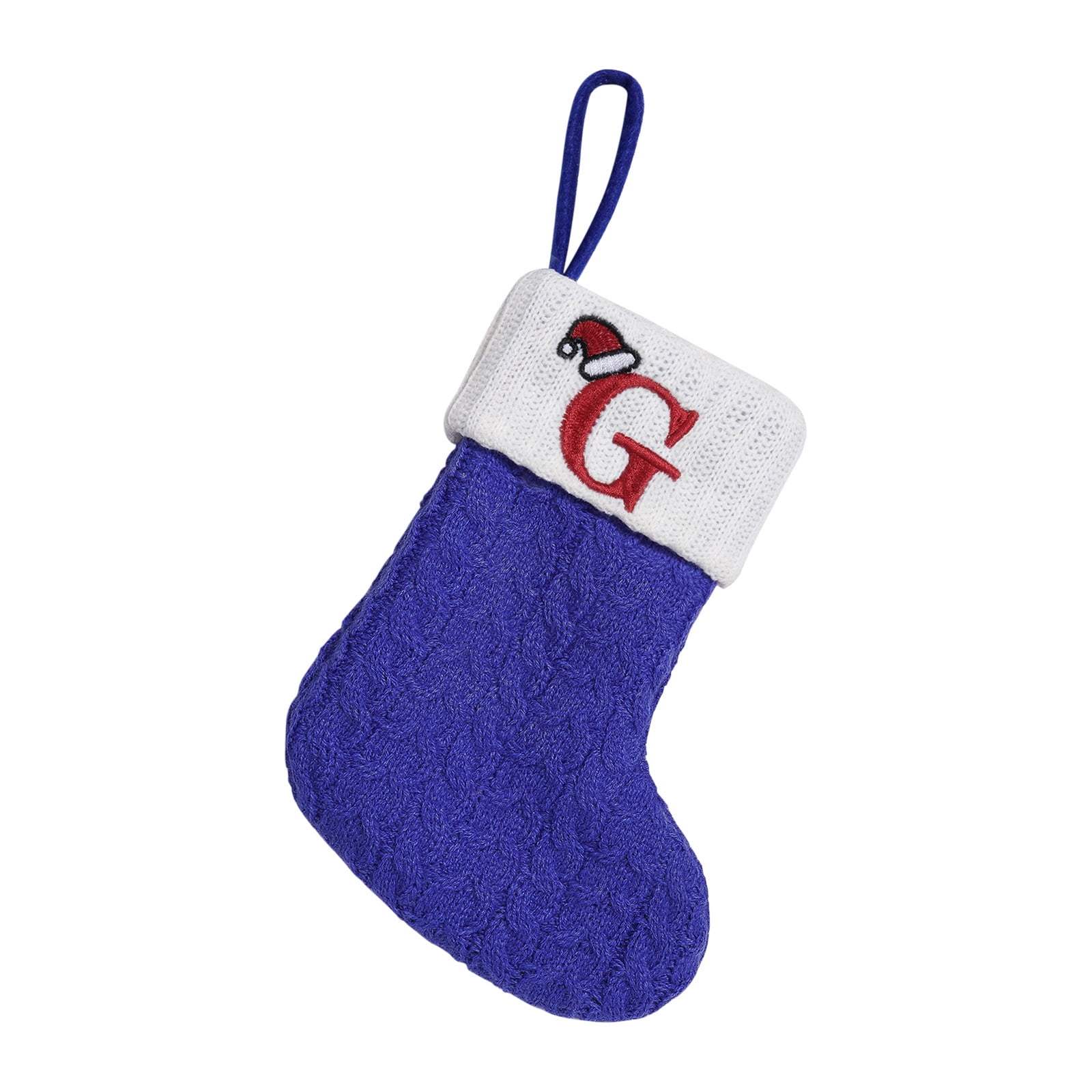 Christmas Stockings with Initials, 26 letters Embroidered Stockings ...