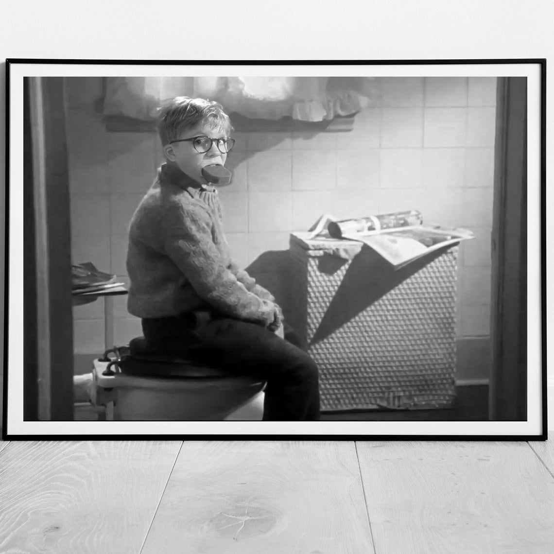 A Christmas Story Movie Poster, Funny Bathroom Print, Printable ...