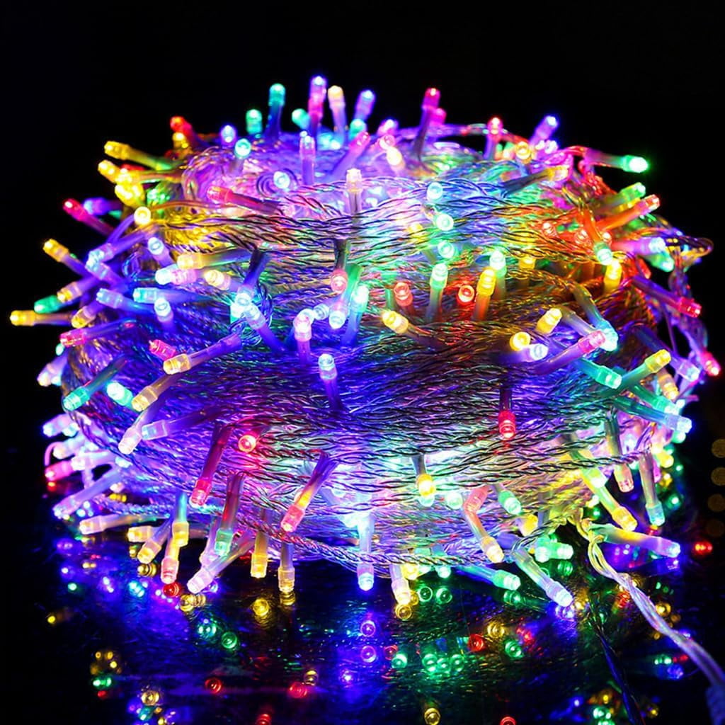 Christmas String Lights,100M 1000LED Electric Powered Indoor Outdoor ...