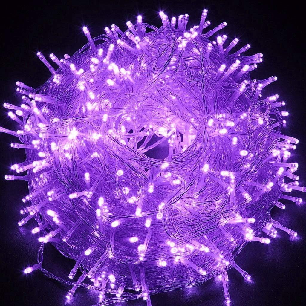 Christmas String Lights,10M 100LED Electric Powered Indoor Outdoor ...