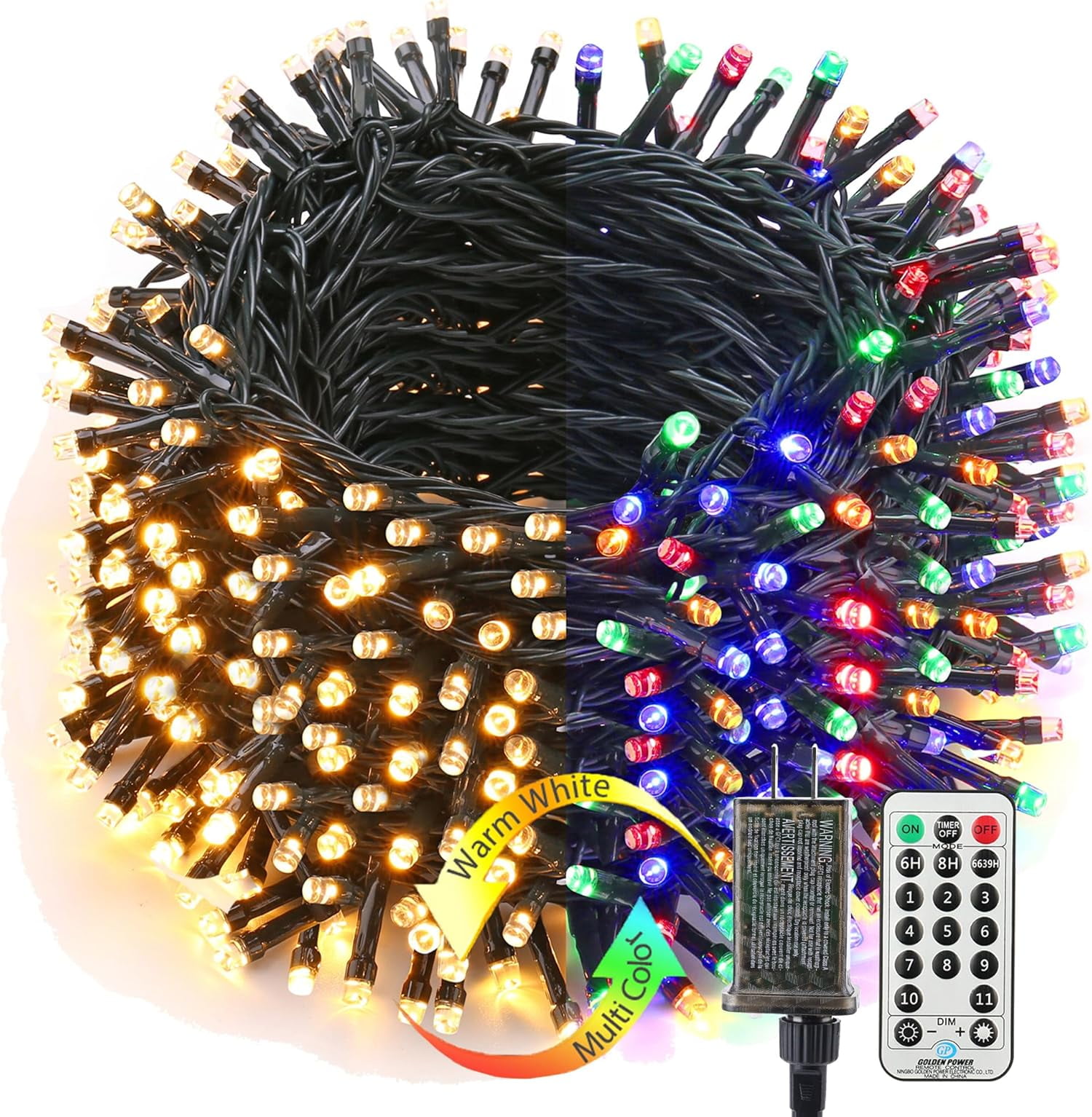Christmas String Lights, 279ft 800 Color Changing Christmas Lights with ...