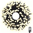 TGXCF 16.4ft 100 LED Christmas Lights Outdoor Indoor Black Wire Twinkle ...