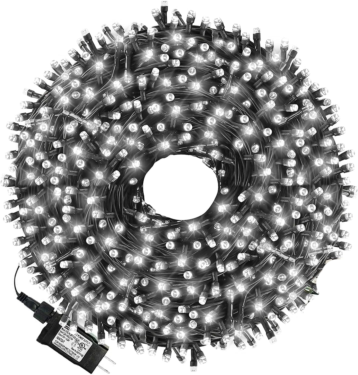 Christmas String Lights Plug in 8 Modes 33ft 100 LED Christmas Lights ...