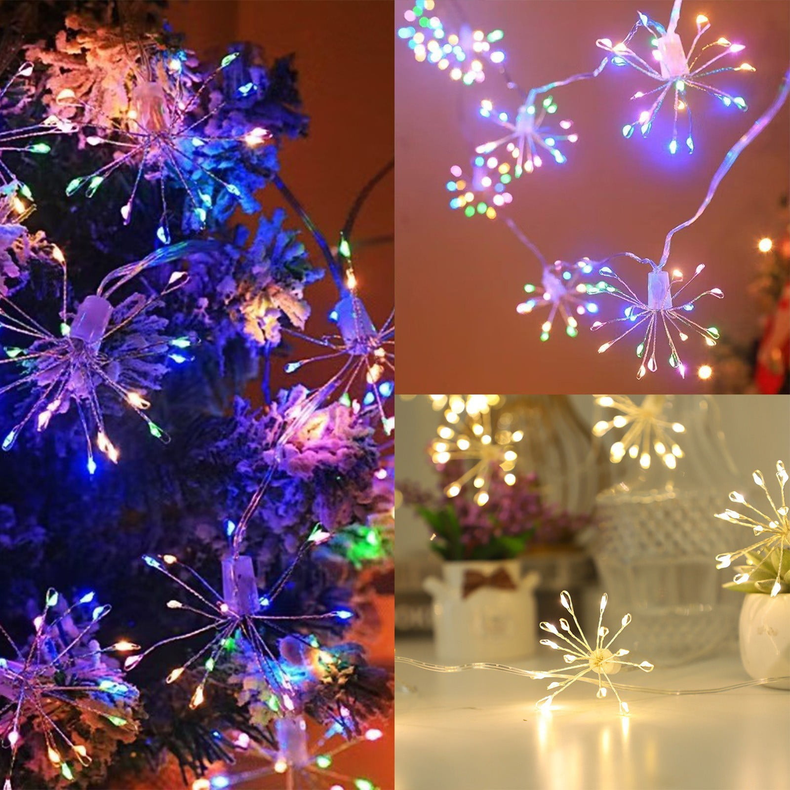 Christmas String Lights USB Powered | 10ft Multicolor LED Indoor ...