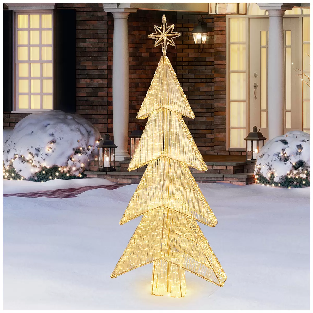 Christmas String Tree With LED Lights 1739857 - Walmart.com