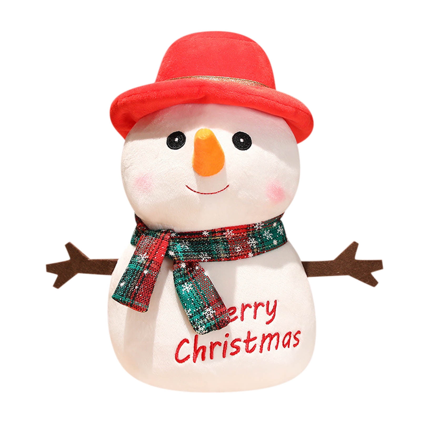 Christmas Stuffed Animal Squishy Stuffed Animal Toy Soft Snow Man Plush ...