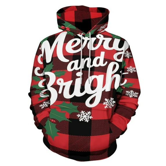 Christmas Style Printing Men's Women Vintage 3D Hooded Sweatshirt - All ...