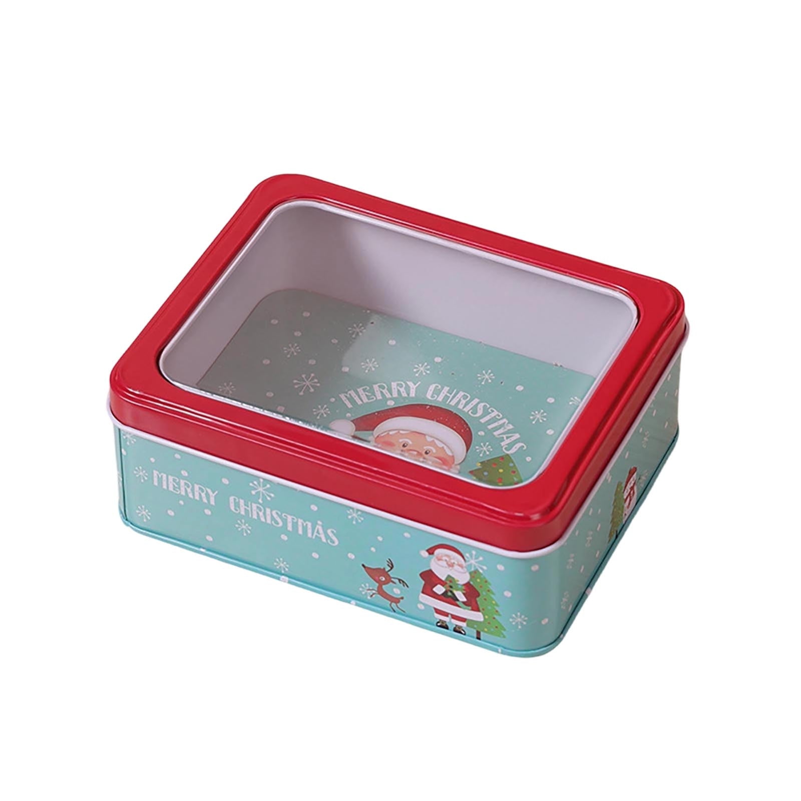 Christmas Style Tinplate Desktop Organizer For Cookies Candy And ...