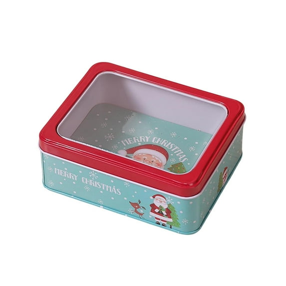 Christmas Style Tinplate Desktop Organizer For Cookies Candy And ...