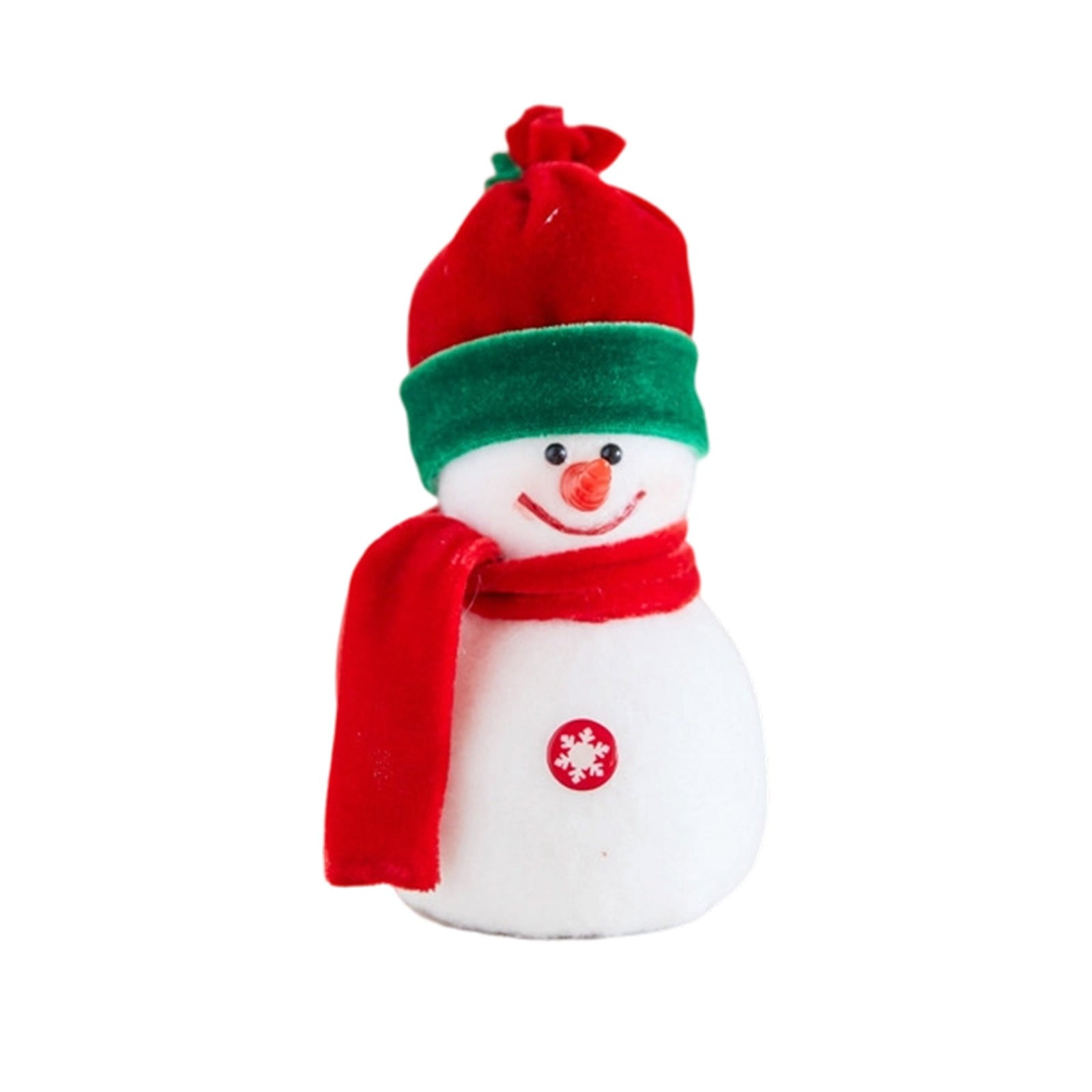 Christmas Stylish Red Hats Snowmen Figurines Display Items For Store ...