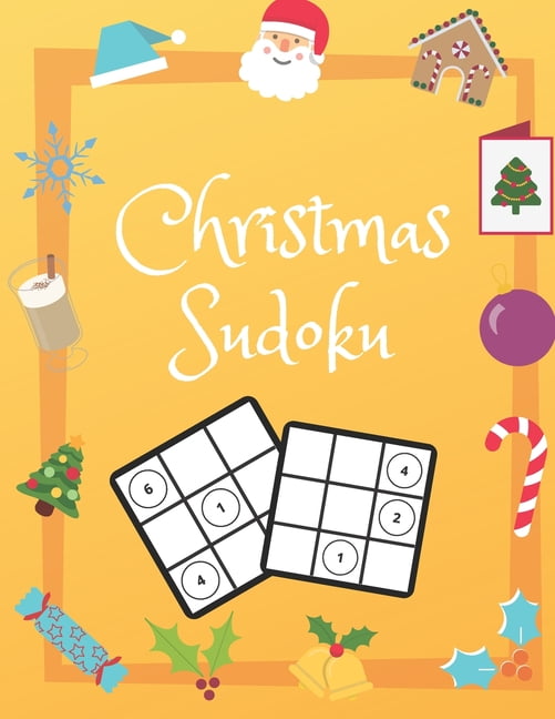 Christmas Sudoku: 100 Pages With Sudokus Based On Easy Level - Solve ...