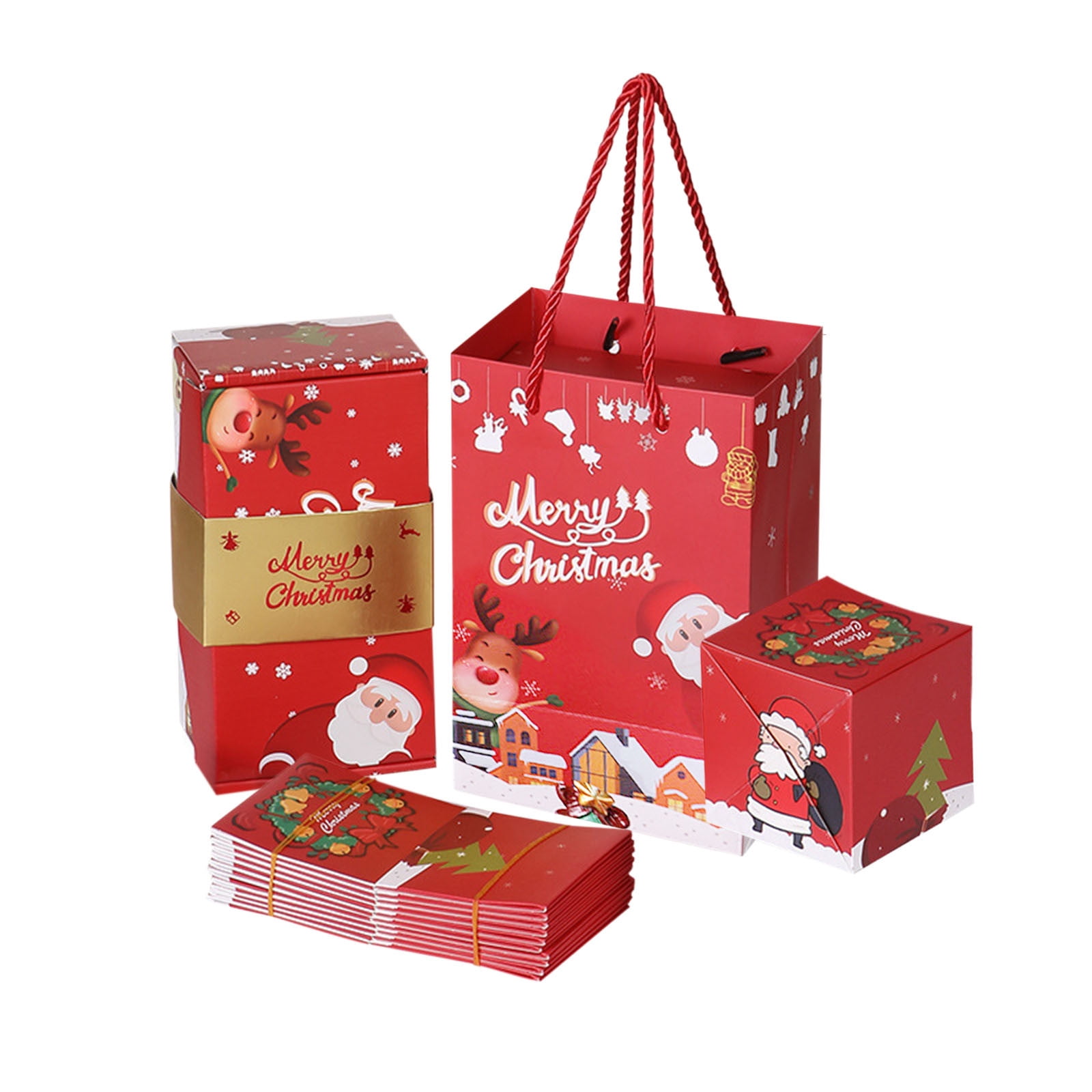 Christmas Surprise Box Surprise Jumping Box Gift Box Folding Bouncing ...